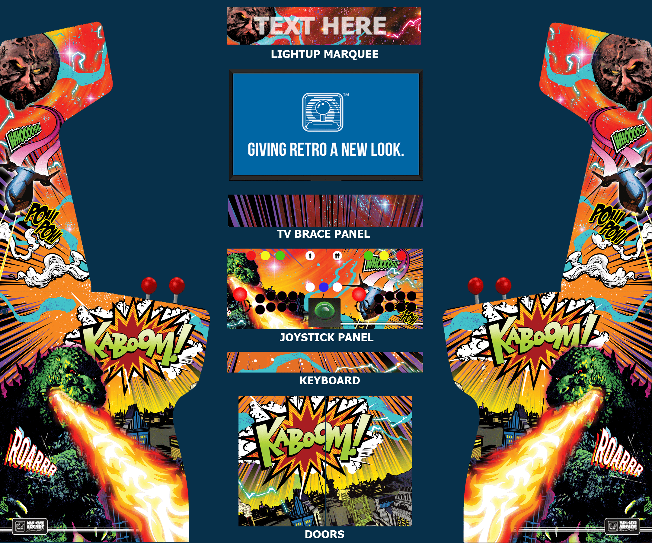 Console Designs - Man Cave Arcade